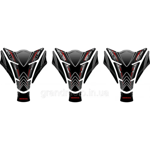 Наклейка на бак мотоцикла силиконовая Honda unique | GrandMoto