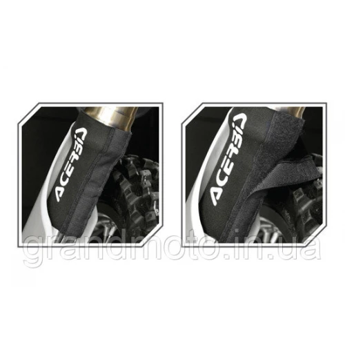 Неопреновые гофры на вилку мотоцикла Acerbis на липучках | GrandMoto